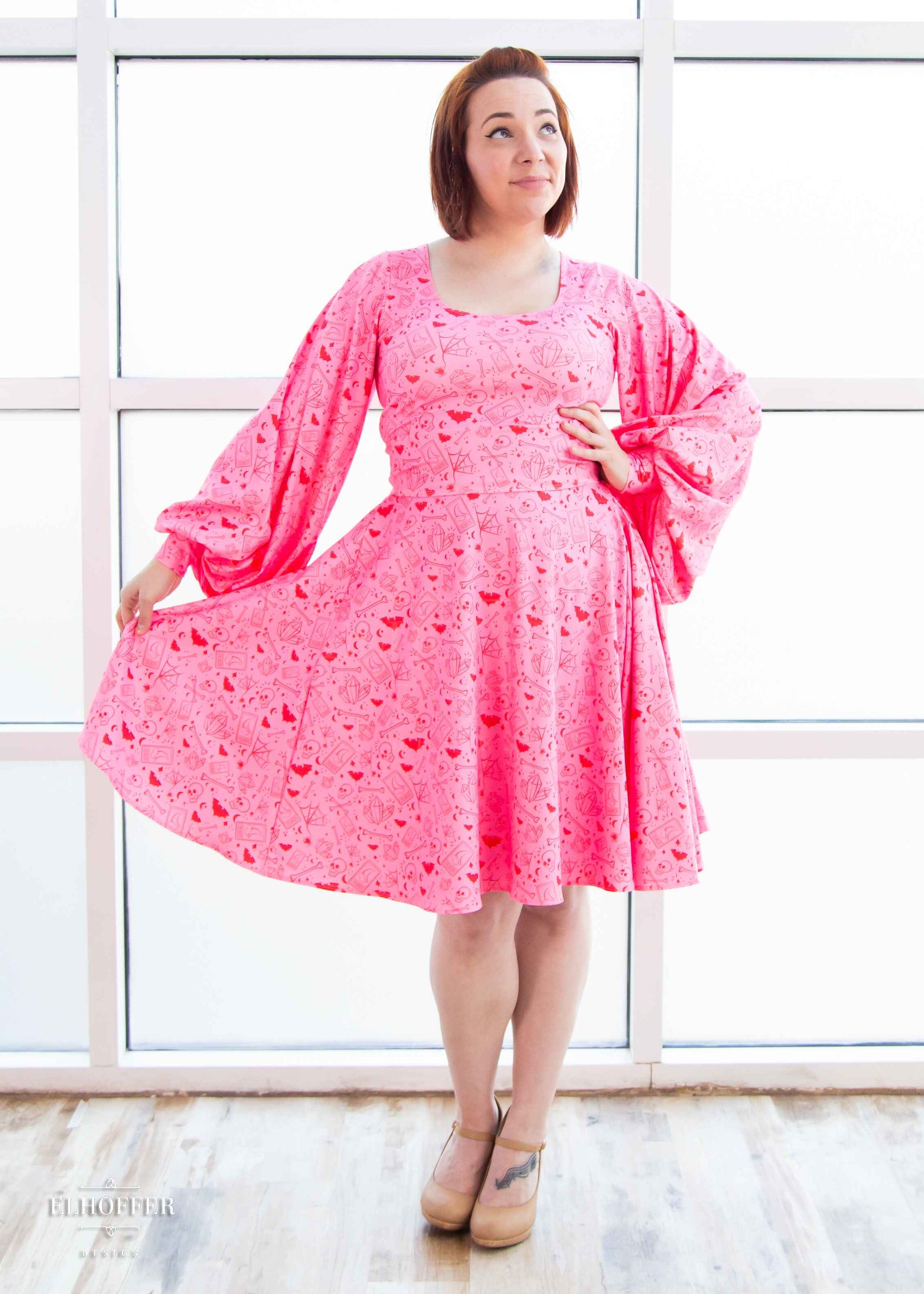 Essential Tabitha Top - Pink Tarot – Elhoffer Design