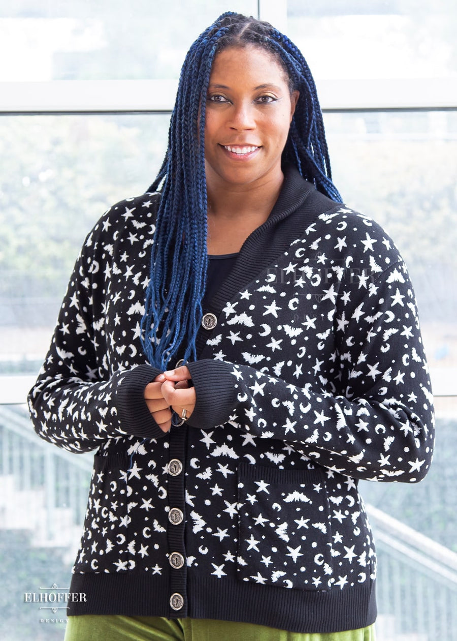 Essential Batty Witch Unisex Shawl Cardigan – Elhoffer Design